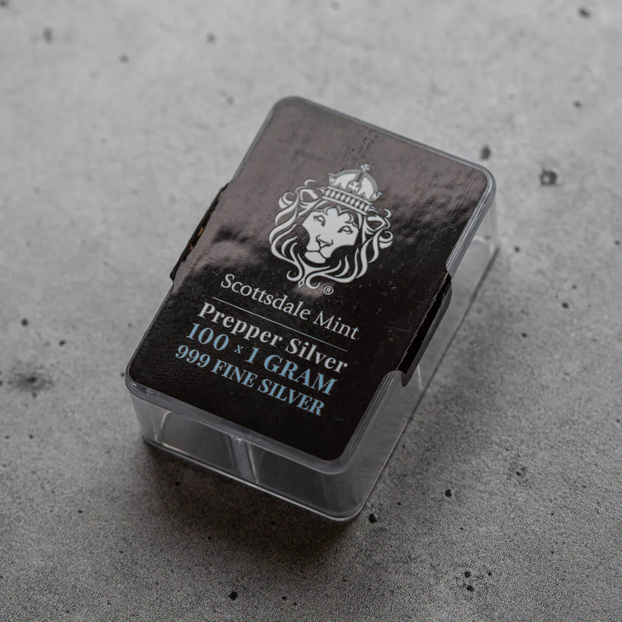 Prepper Silver Bar Storage Box Case (Empty) | Scottsdale Mint