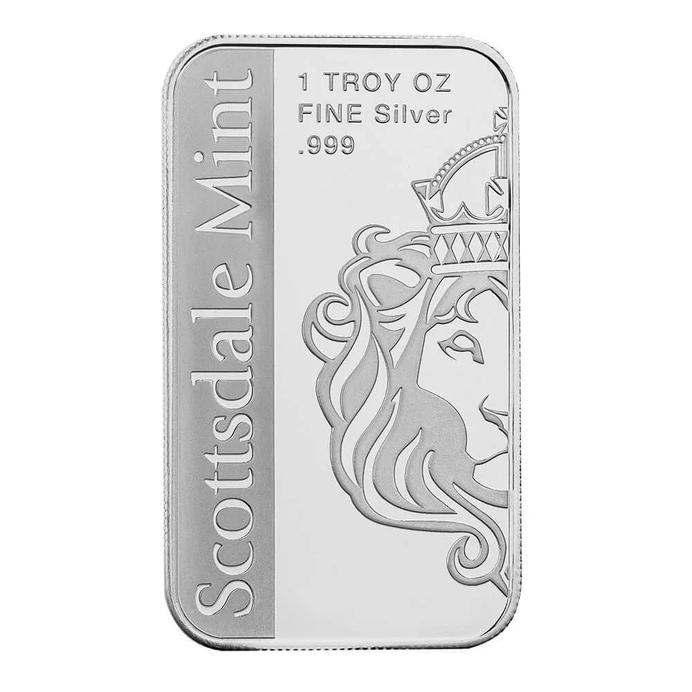 Scottsdale Rebellion to Tyrants 1 oz Silver Color Bar | Scottsdale Mint