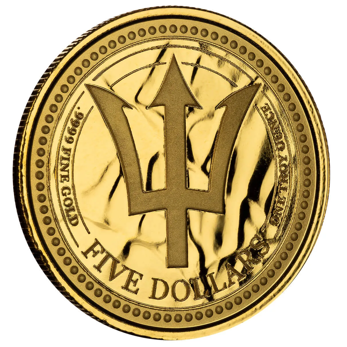 2024 Barbados Trident 1 oz Gold Coin