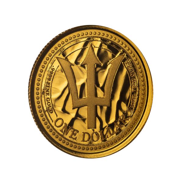 2024 Barbados Trident 1/10 oz Gold Coin