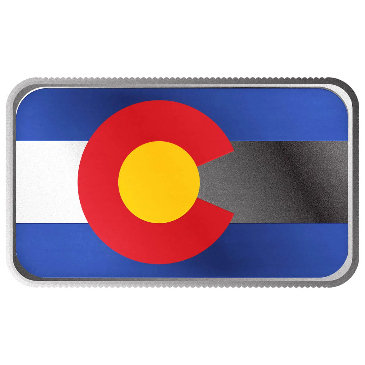 Shop Colorado State Flag 1 Troy Ounce 999 Fine Silver Color Bar.