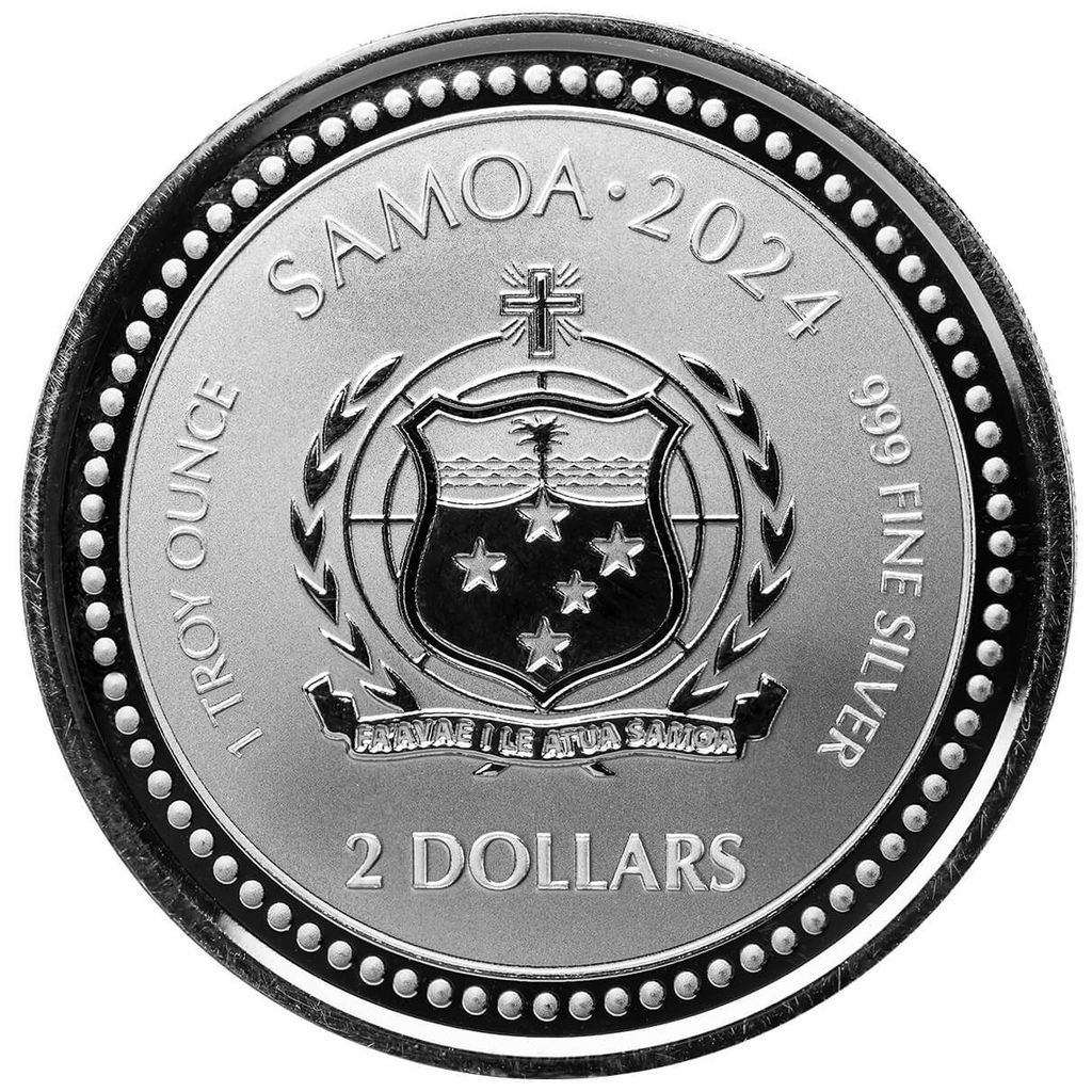 2024 Samoa Jesus Collection: The Creator 1 oz Silver Proof-Like Coin
