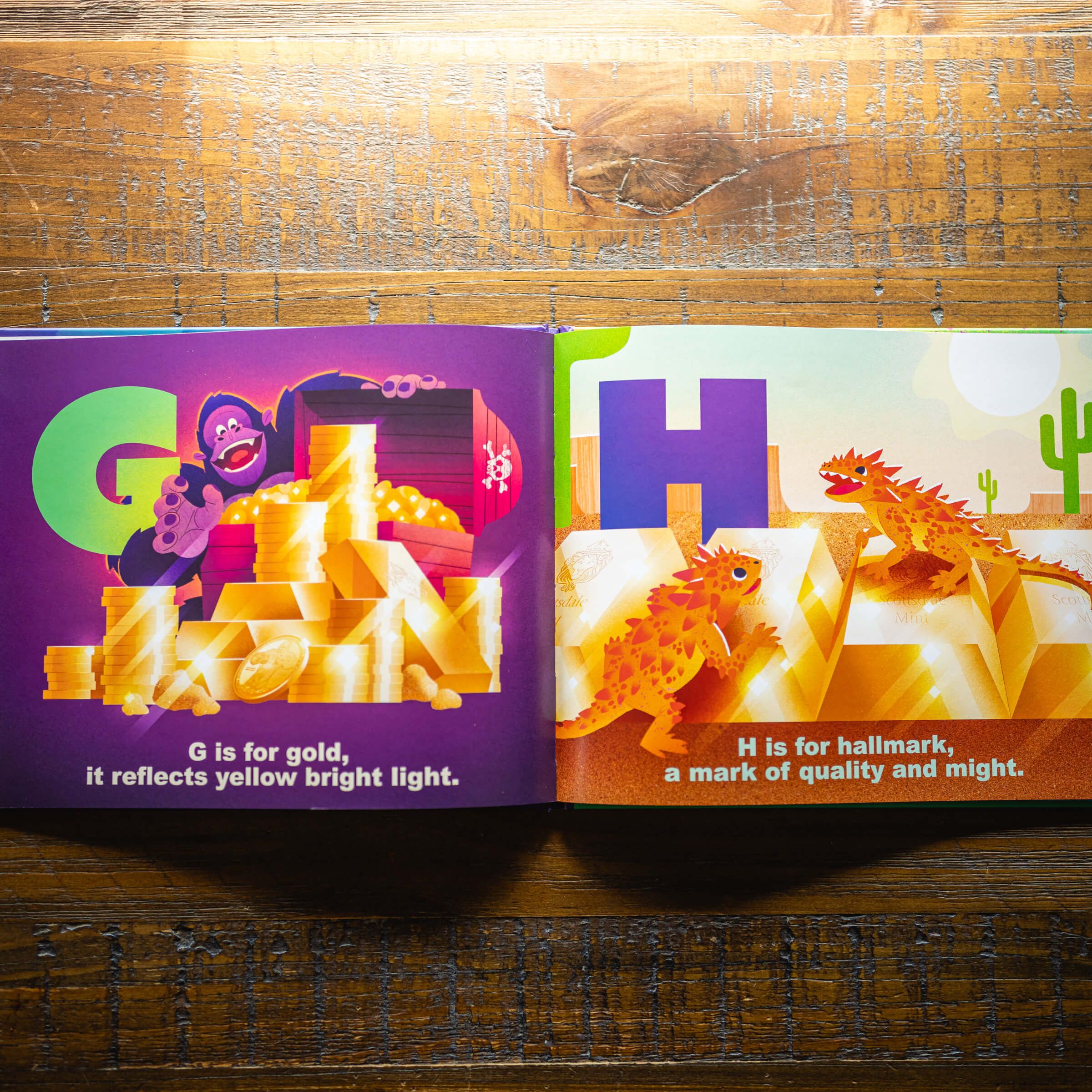 The ABCs of Gold & Silver; Silver Precious Metals Letter Kids Book