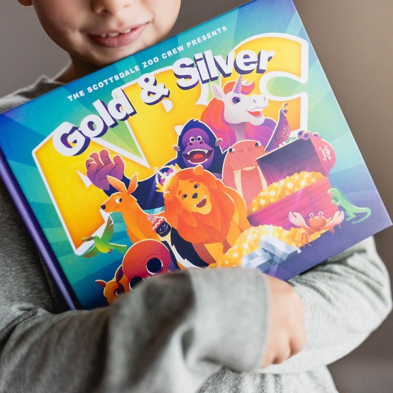 The ABCs of Gold & Silver; Silver Precious Metals Letter Kids Book