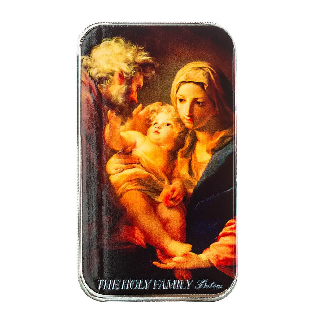 The Holy Family 1 oz Silver Color Bar