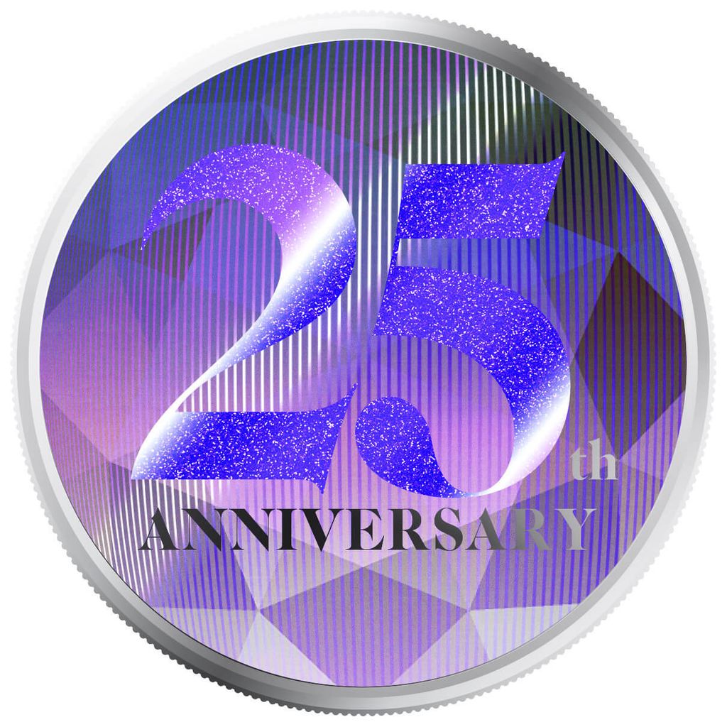 25th Anniversary 1 oz Silver Color Round