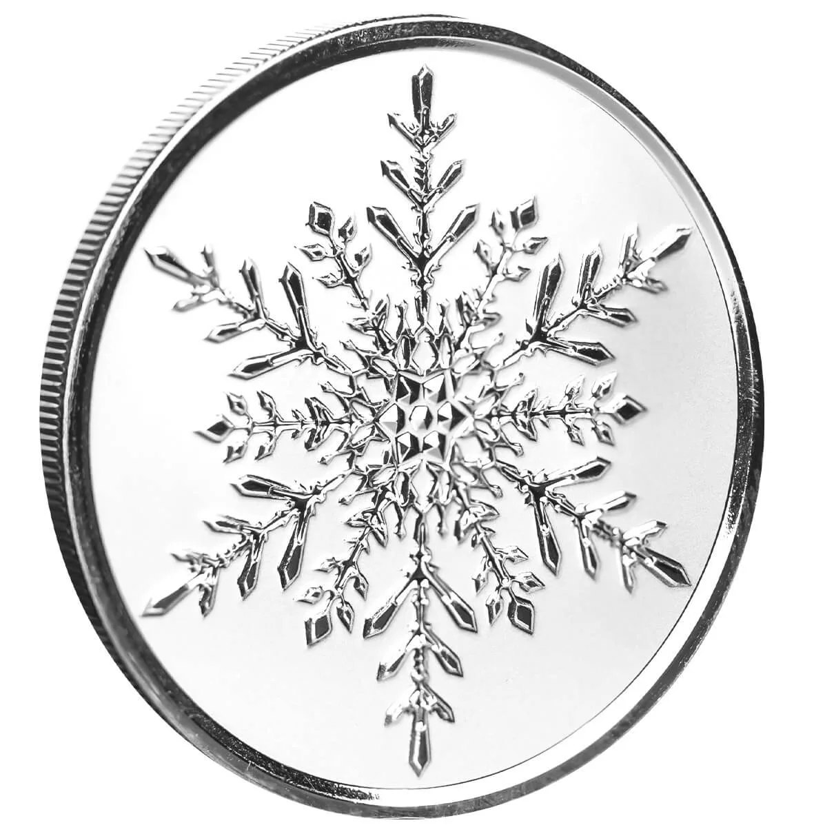 Scottsdale Snowflake 1 Troy oz 9999 Silver Bullion Round