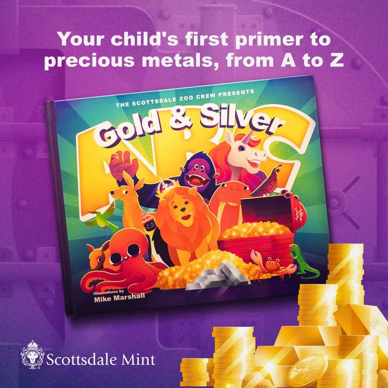 The ABCs of Gold & Silver; Silver Precious Metals Letter Kids Book