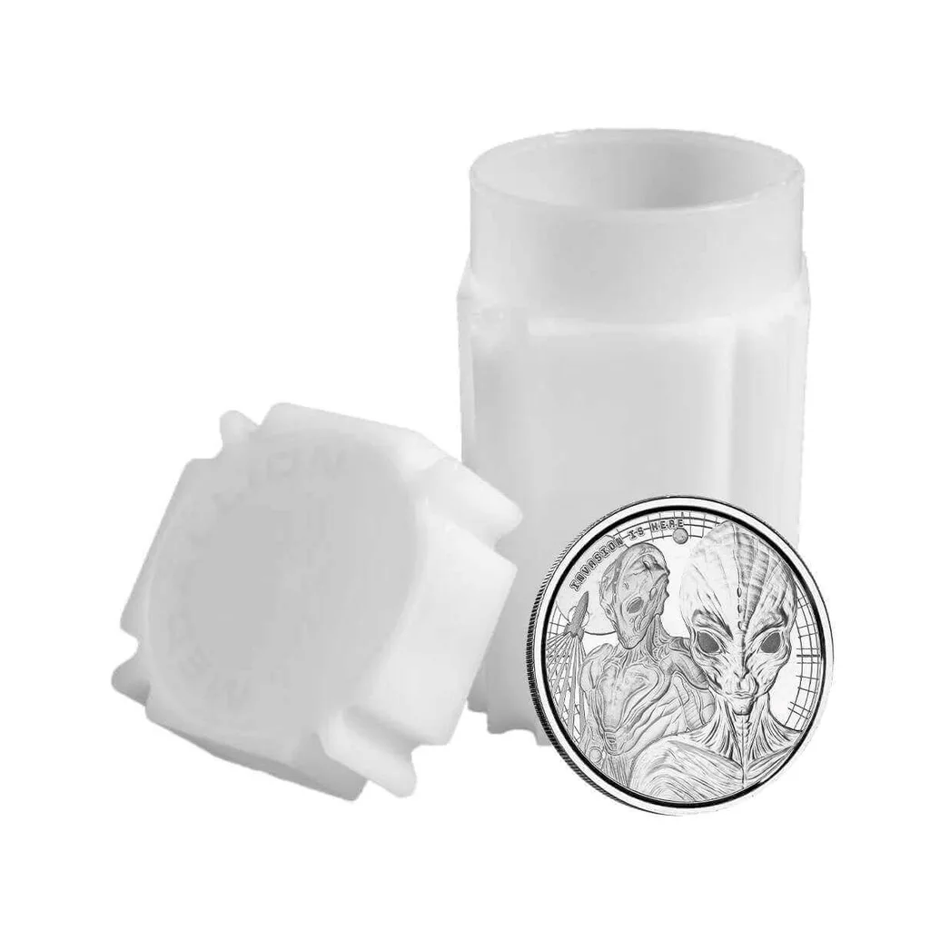 2023 Ghana Alien Invasion 1 oz Silver Coin Tubes