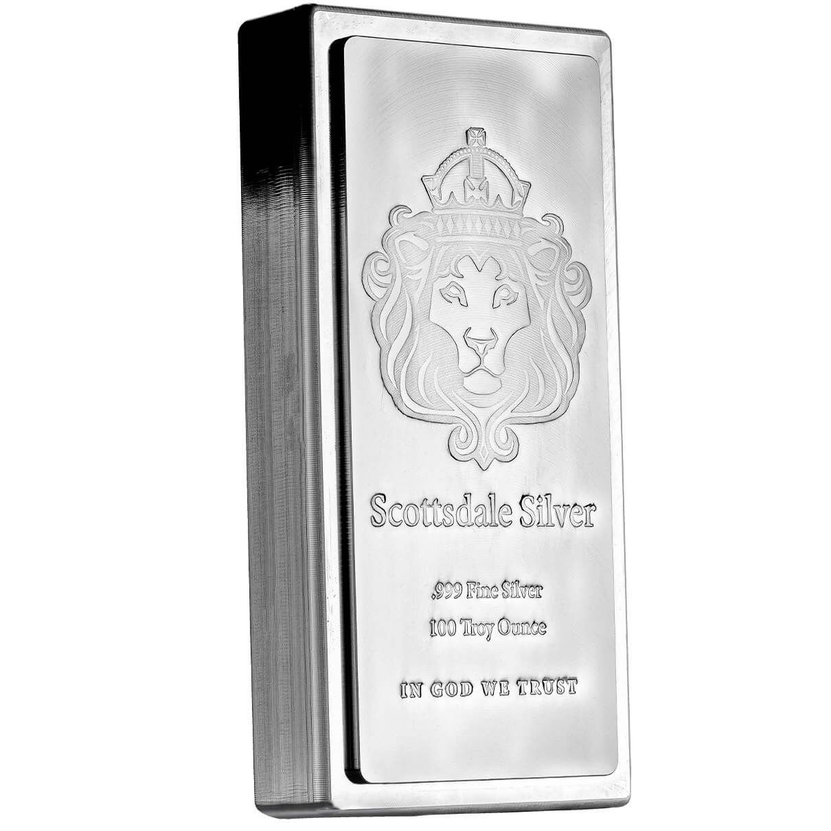Buy 100 oz Silver Bar | Scottsdale Stacker®
