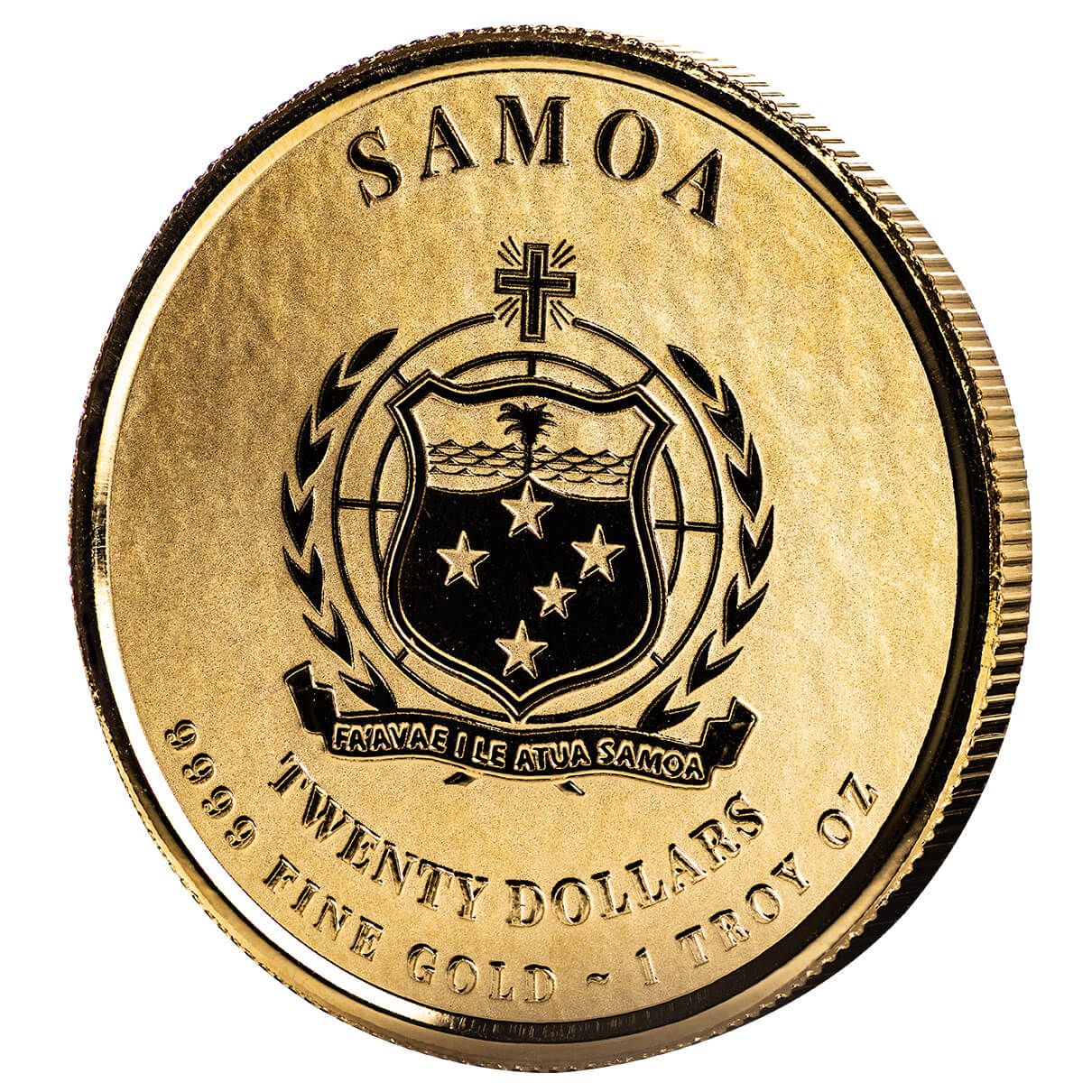 2025 Samoa Commander Series Julius Caesar 1 Troy oz 9999 Gold Legal ...