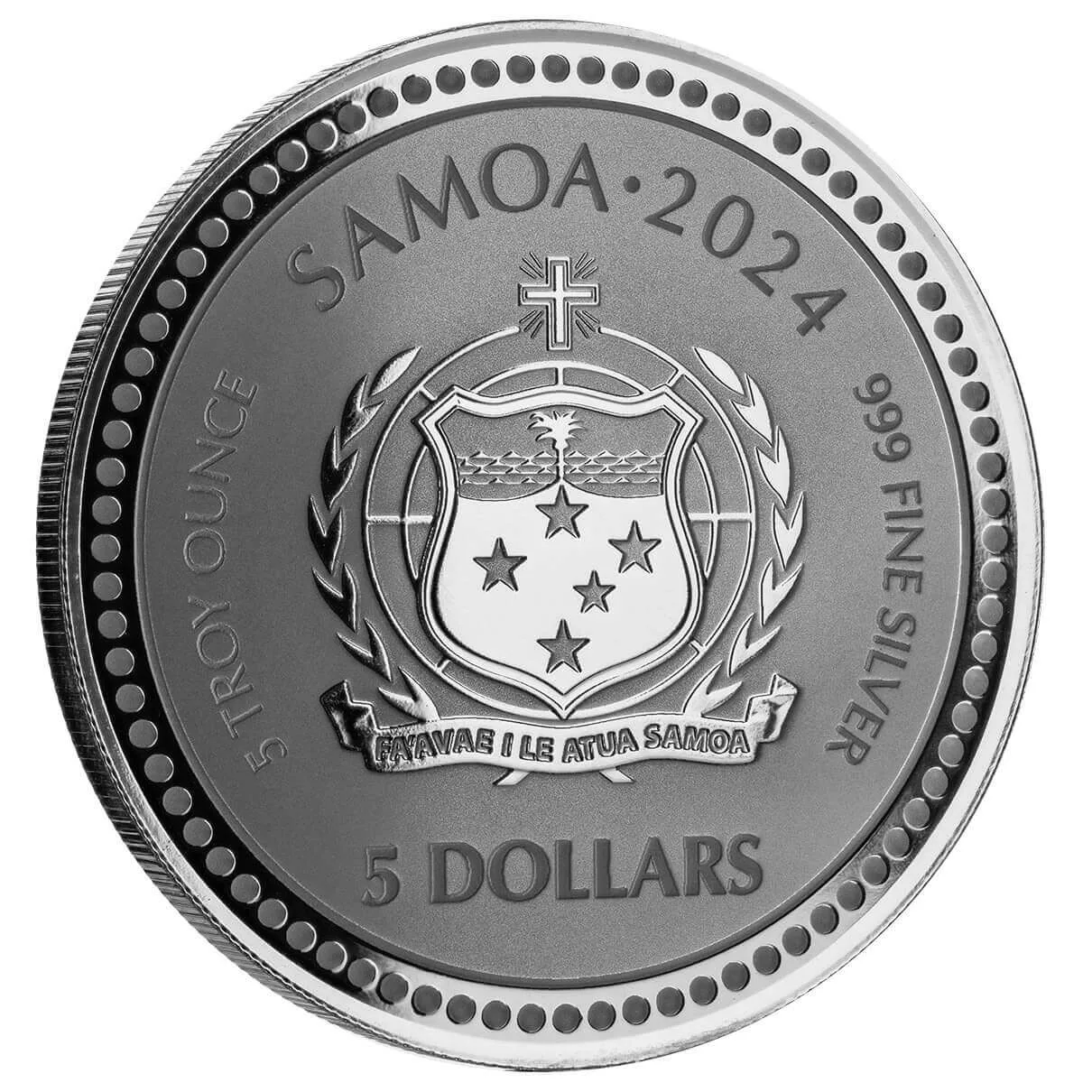 2024 Samoa Jesus Collection: The Creator 5 oz Silver Proof-Like Coin ...