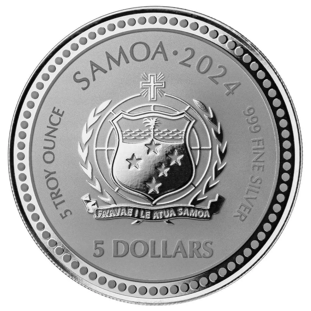 2024 Samoa Jesus Collection: The Creator 5 oz Silver Proof-Like Coin ...