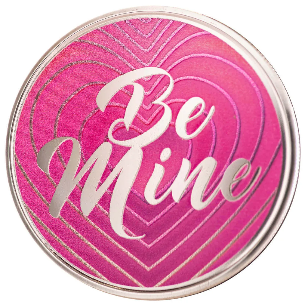 Be Mine 1 oz Silver Color Round