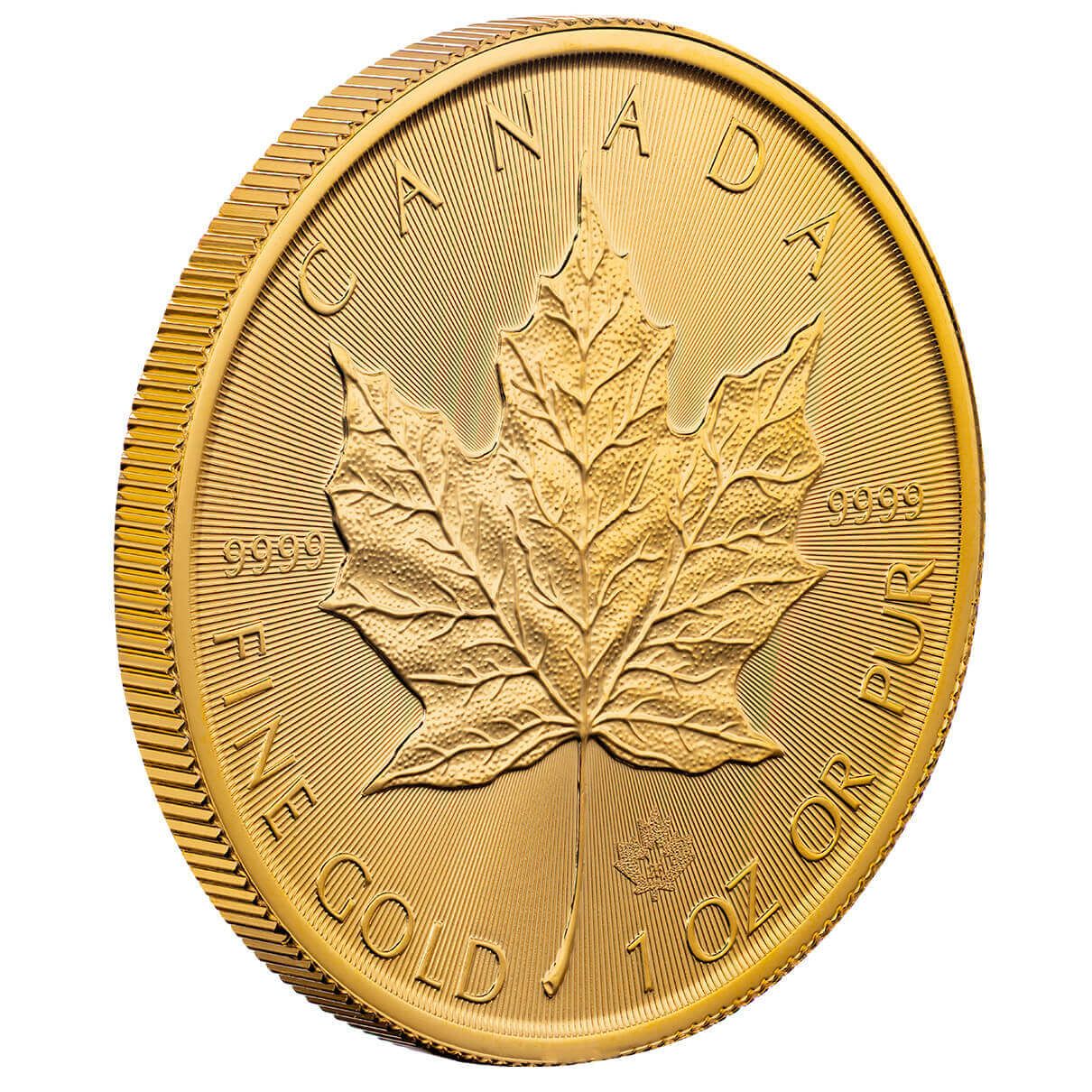 2025 Canada Gold Maple Leaf 1 oz Gold Coin | Scottsdale Mint