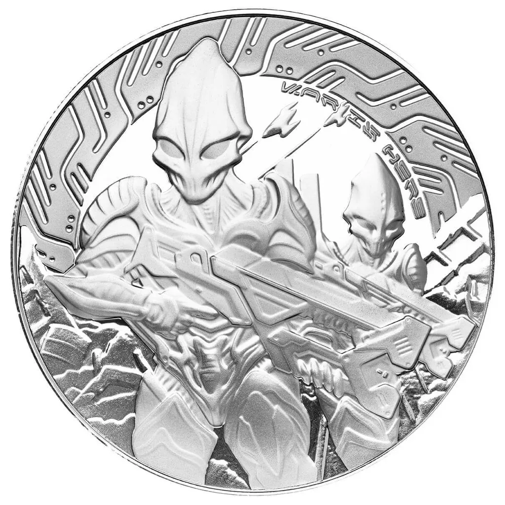 2024 Samoa Alien Battle 5 oz Silver Coin – Alpha Strike .999 Fine