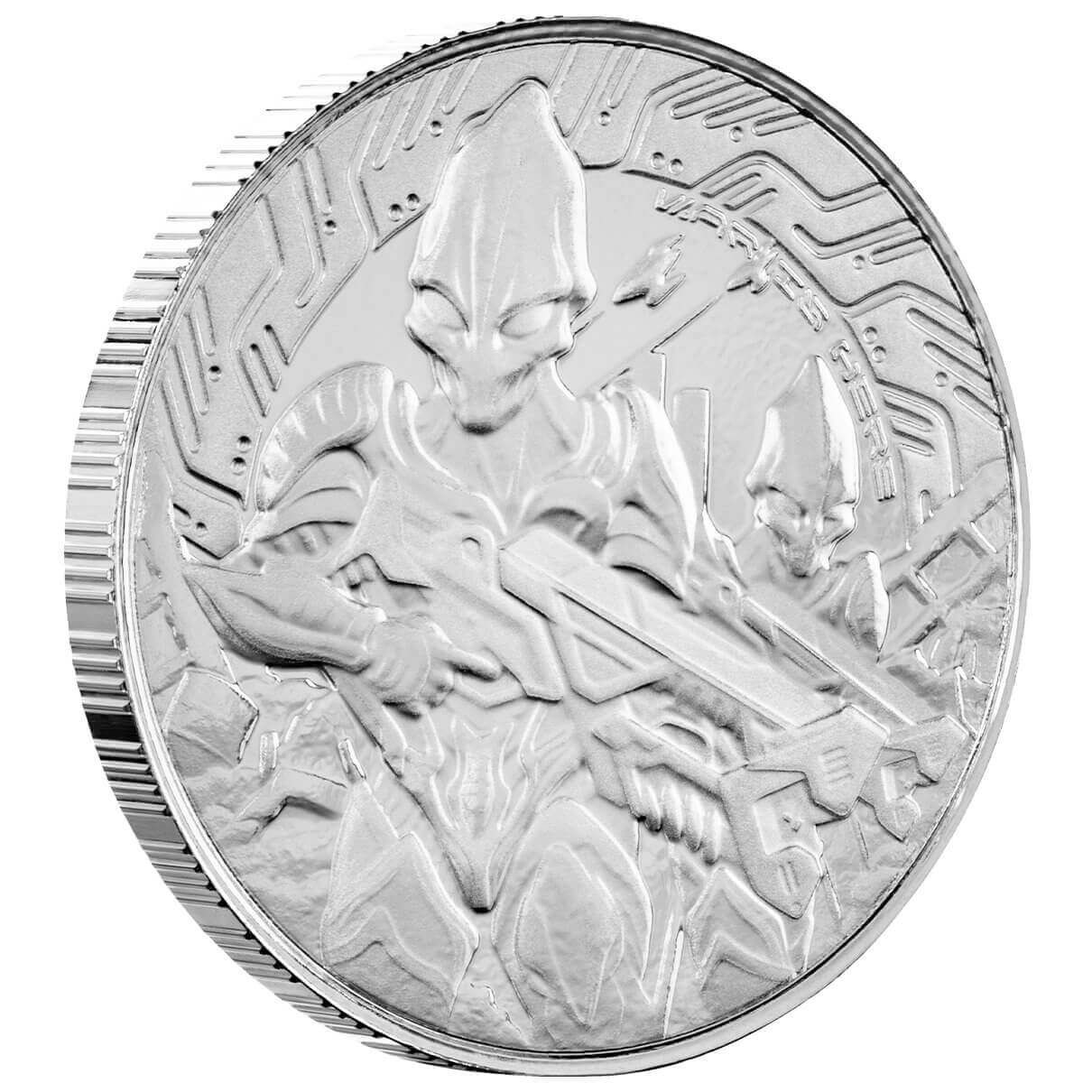 2024 Samoa Alien Battle 1/2 oz Silver Coin .999 Fine