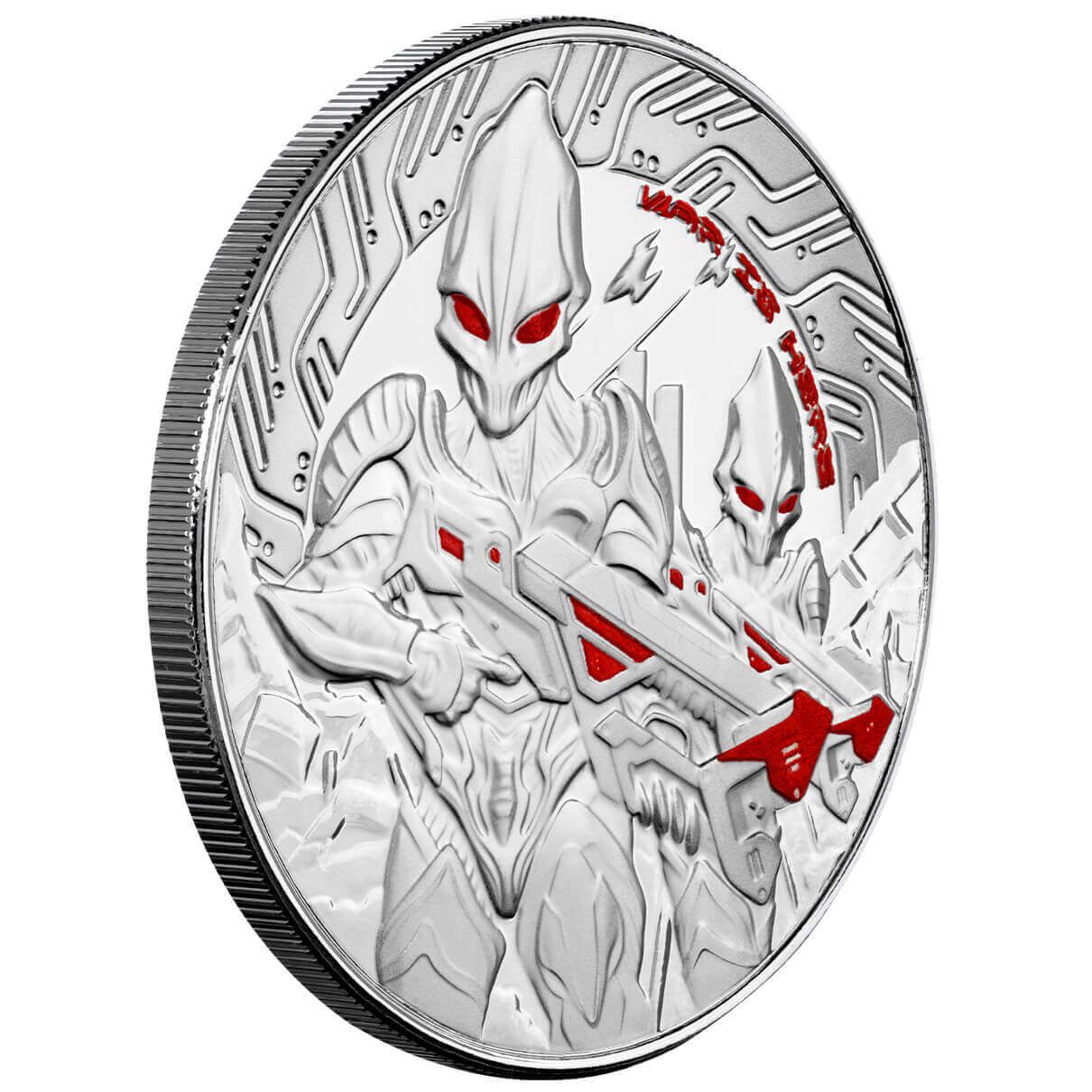 2024 Samoa Alien Battle 1 oz Colorized Silver Coin – Sci-Fi Art in .999 ...