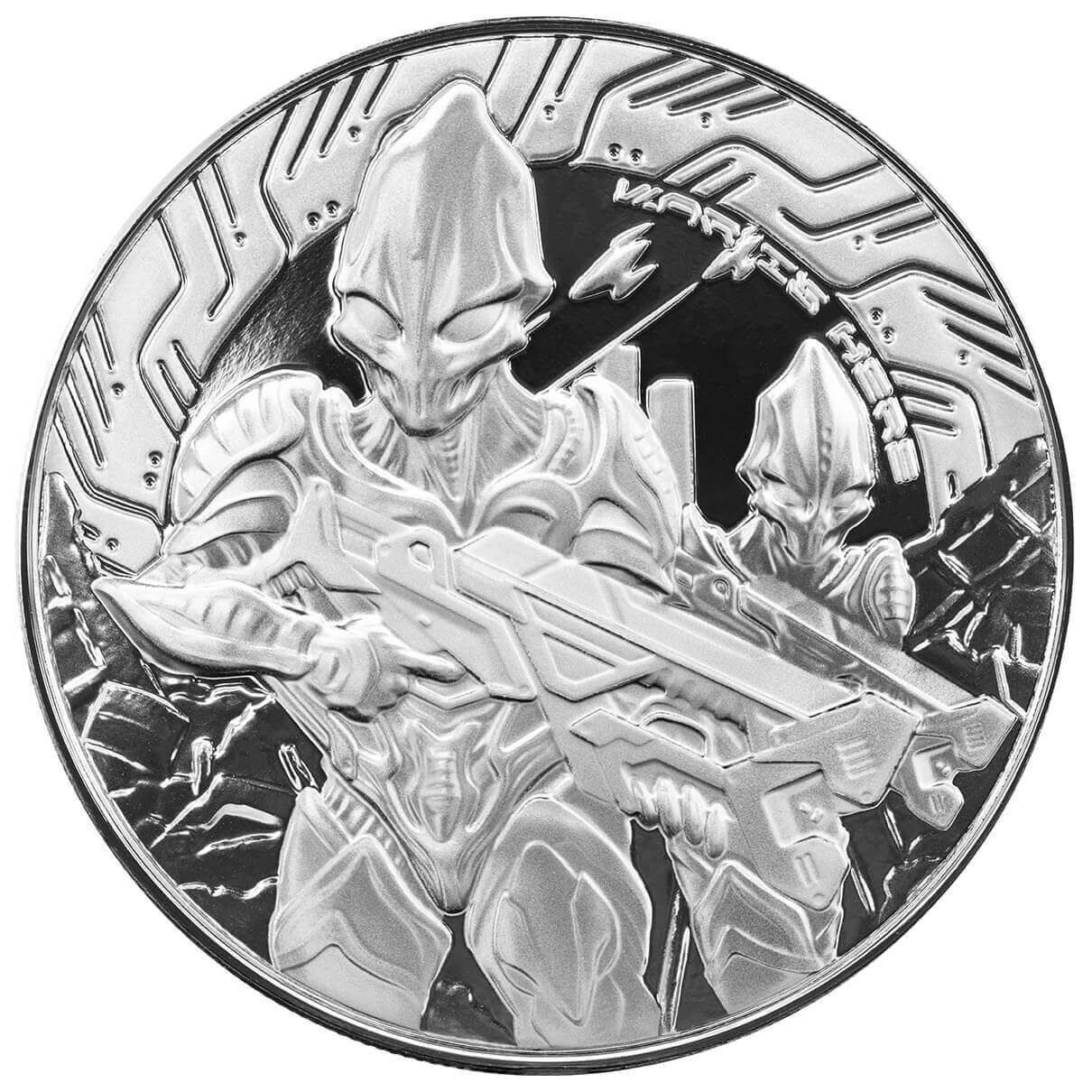 2024 Samoa Alien Battle 1 Troy oz 999 Fine Silver Coin Alpha Strike ...