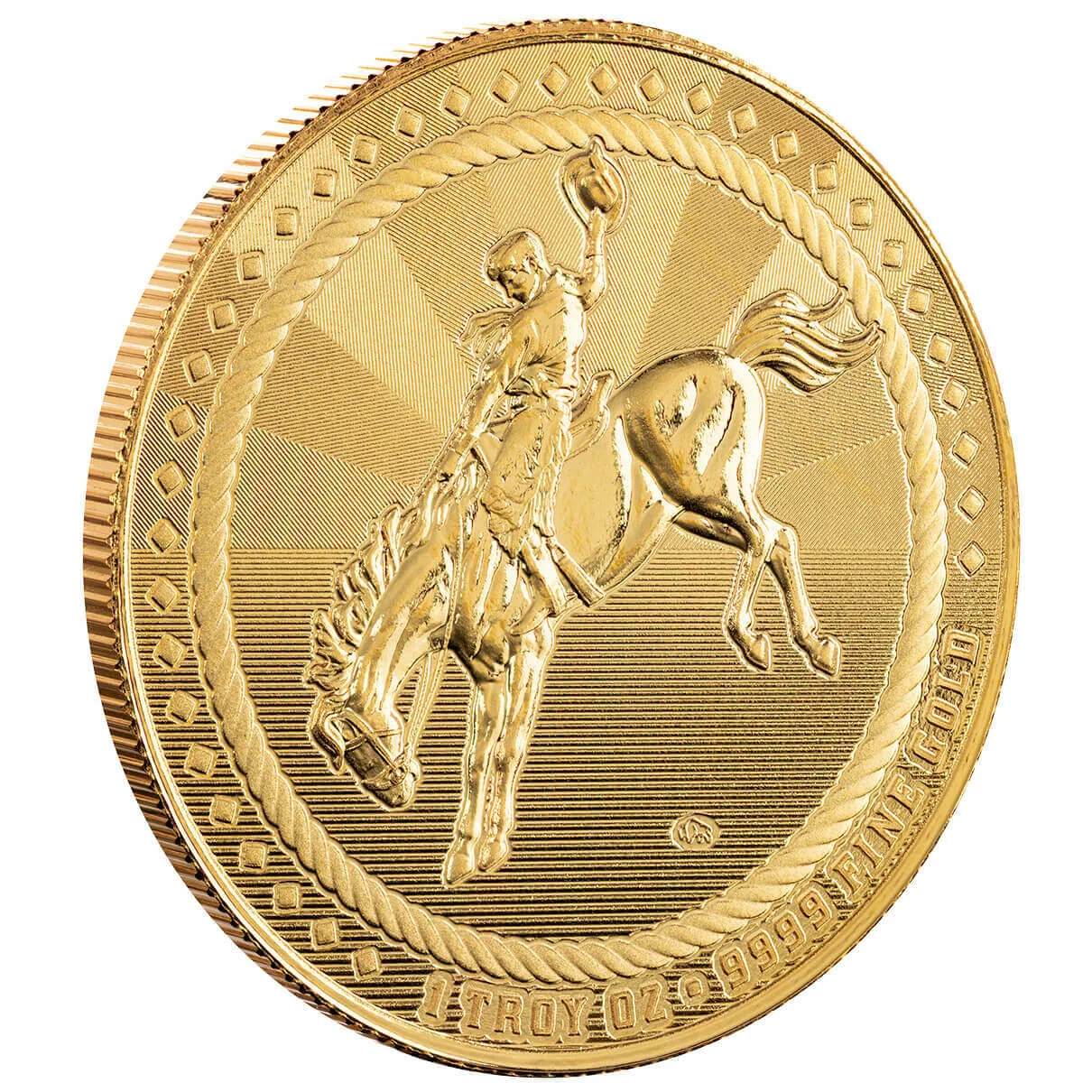 2024 Scottsdale Cowboy with Buffalo Privy 1 oz 9999 Gold Round