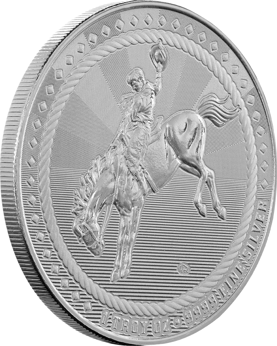 2023 Scottsdale Cowboy with Buffalo Privy 1 oz Silver Round