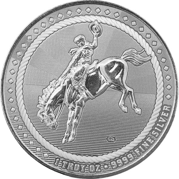 2023 Scottsdale Cowboy with Buffalo Privy 1 oz Silver Round