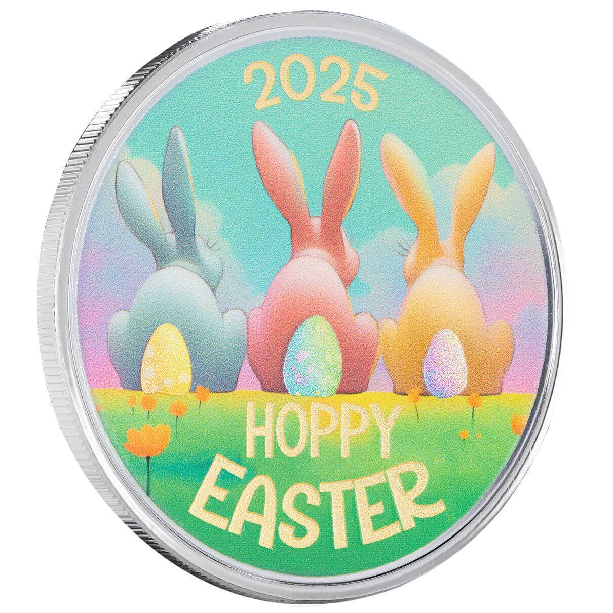 Easter | Backyard Buddies 1 oz 999 Fine Silver Color Round | Scottsdale ...