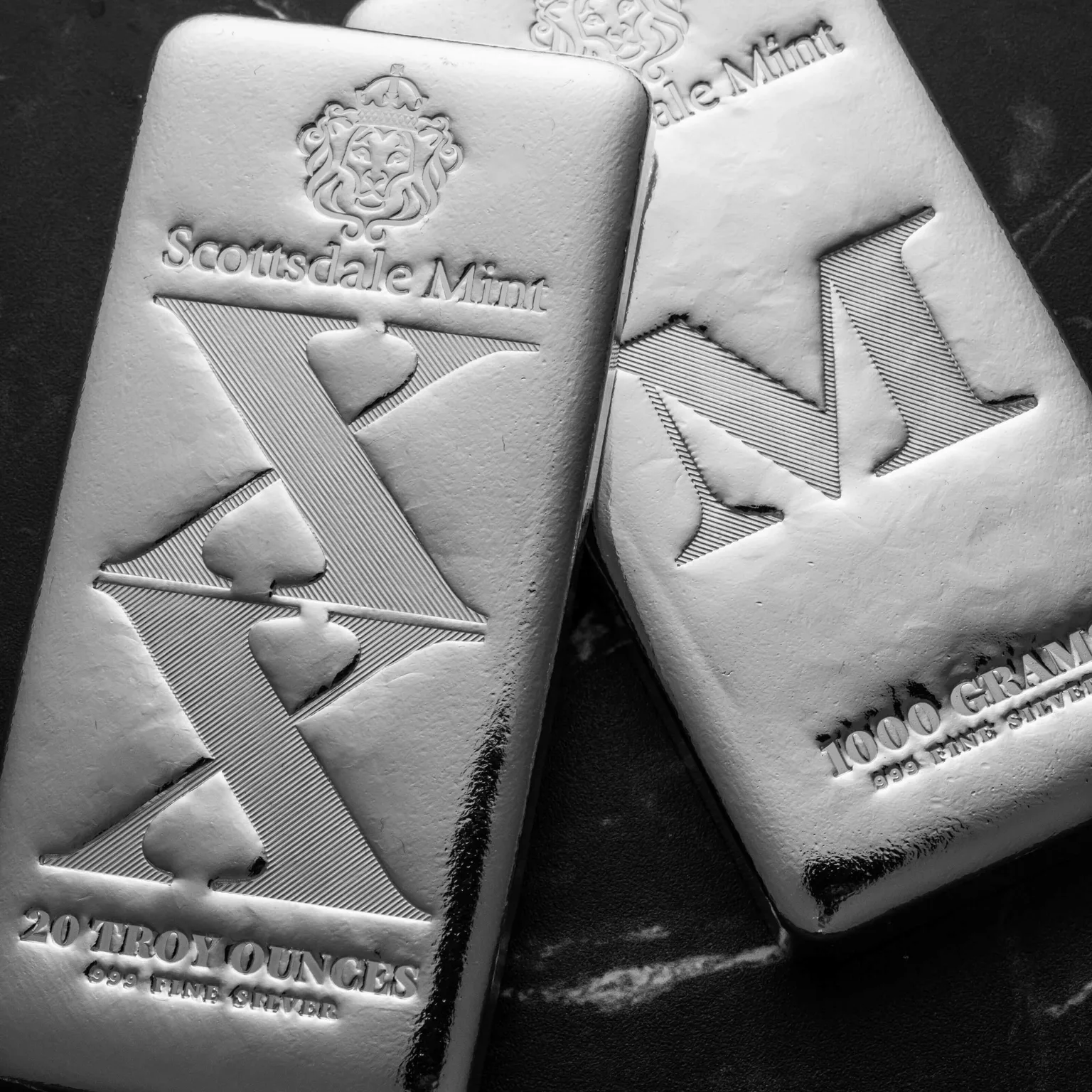 Imperium Collection | "XX" 20 oz 999 Fine Silver Cast Bar