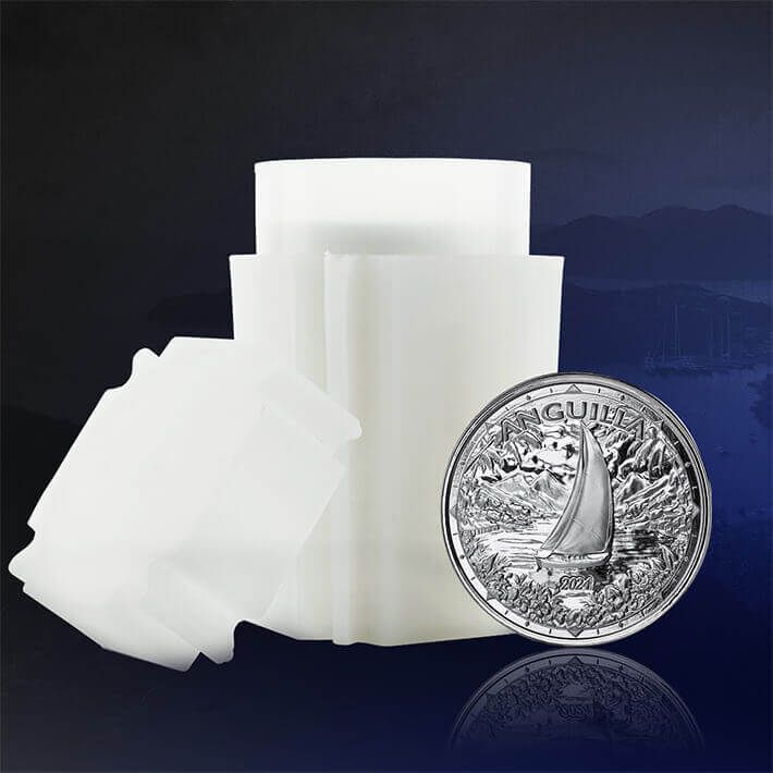 2024 EC8 Anguilla | Regatta 1 oz 999 Fine Silver Coin, Tube of 20 ...