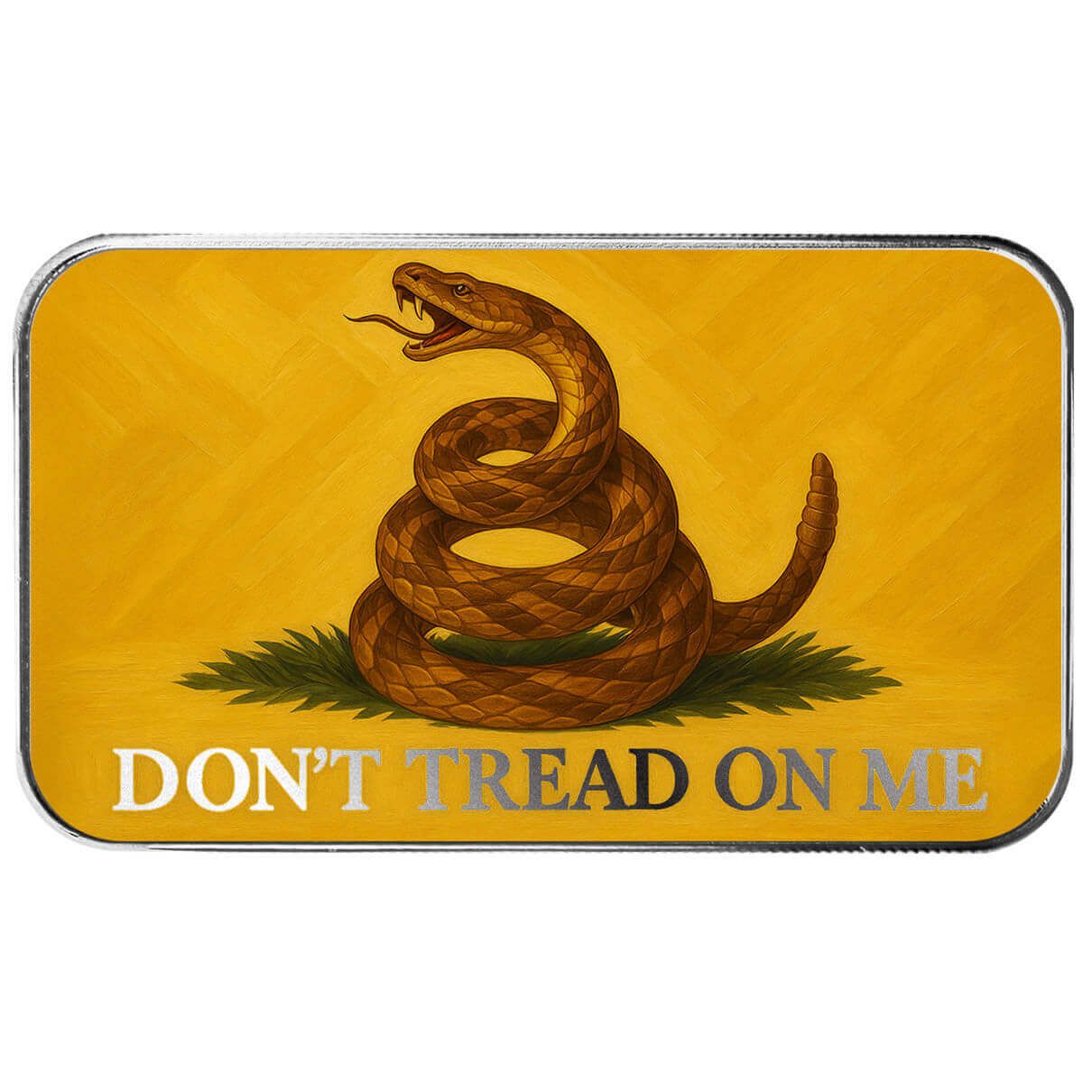 2025 Americana | Don't Tread on Me 1 Troy oz 999 Fine Silver Color Bar