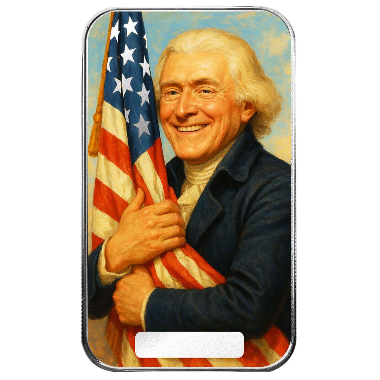 2025 Americana | Stars, Stripes, & Smiles 1 Troy oz 999 Fine Silver ...