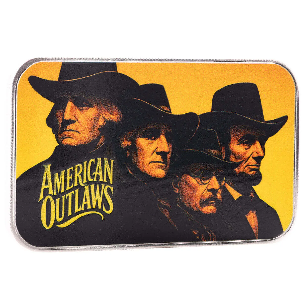 2025 Americana | American Outlaws 1 Troy oz 999 Fine Silver Color Bar