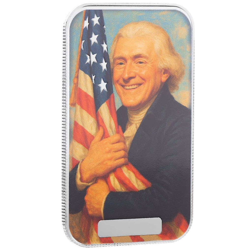 2025 Americana | Stars, Stripes, & Smiles 1 Troy oz 999 Fine Silver ...