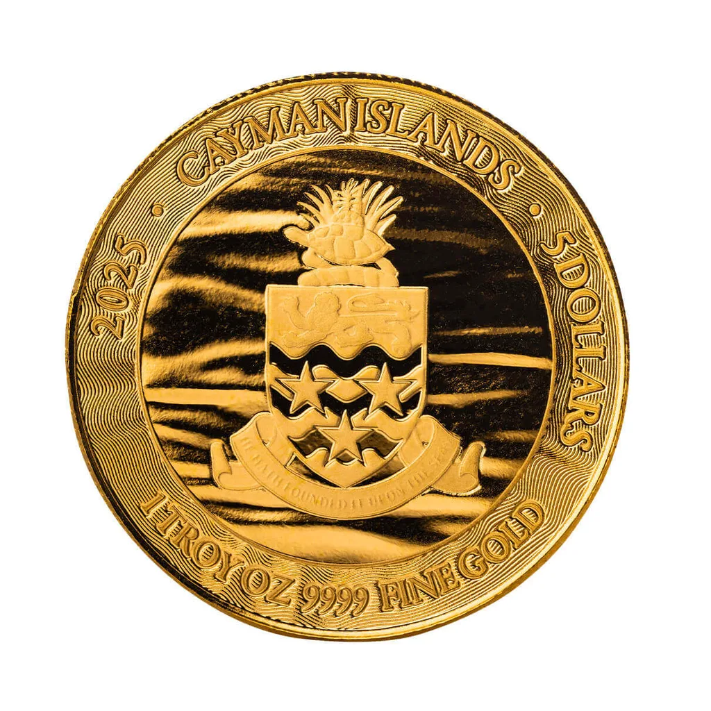 2025 Cayman Islands | Marlin 1 Troy oz 9999 Fine Gold Coin