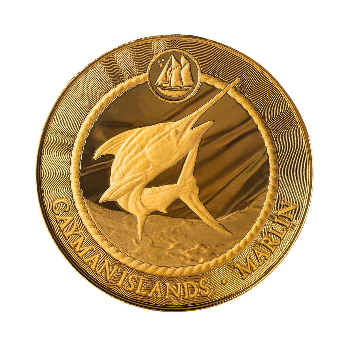 2025 Cayman Islands | Marlin 1 Troy oz 9999 Fine Gold Coin