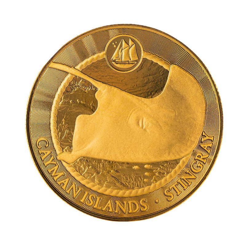 2025 Cayman Islands | Stingray 1 Troy oz 9999 Fine Gold Coin