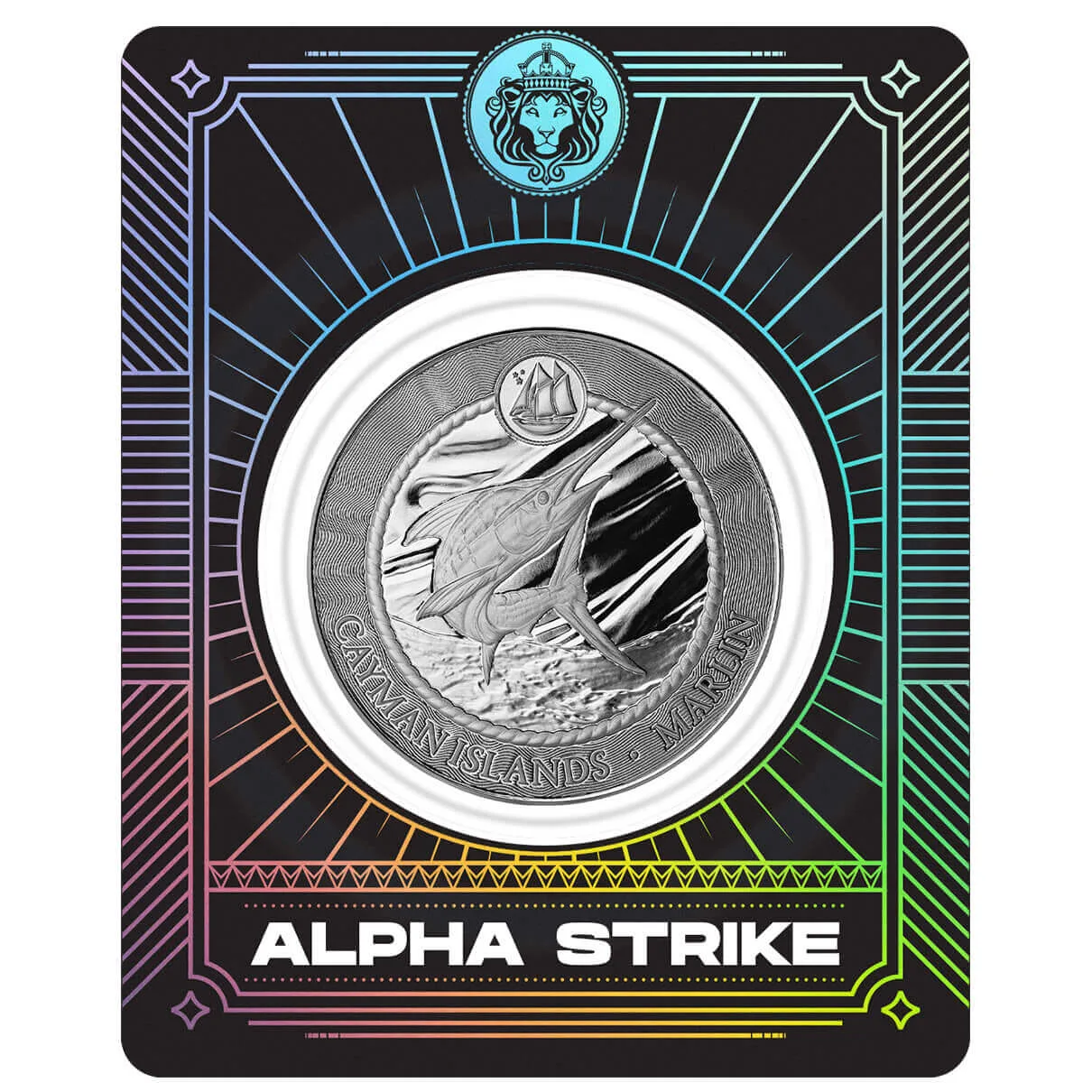 2025 Cayman Islands | Marlin 1 Troy oz 9999 Fine Silver Coin Alpha ...