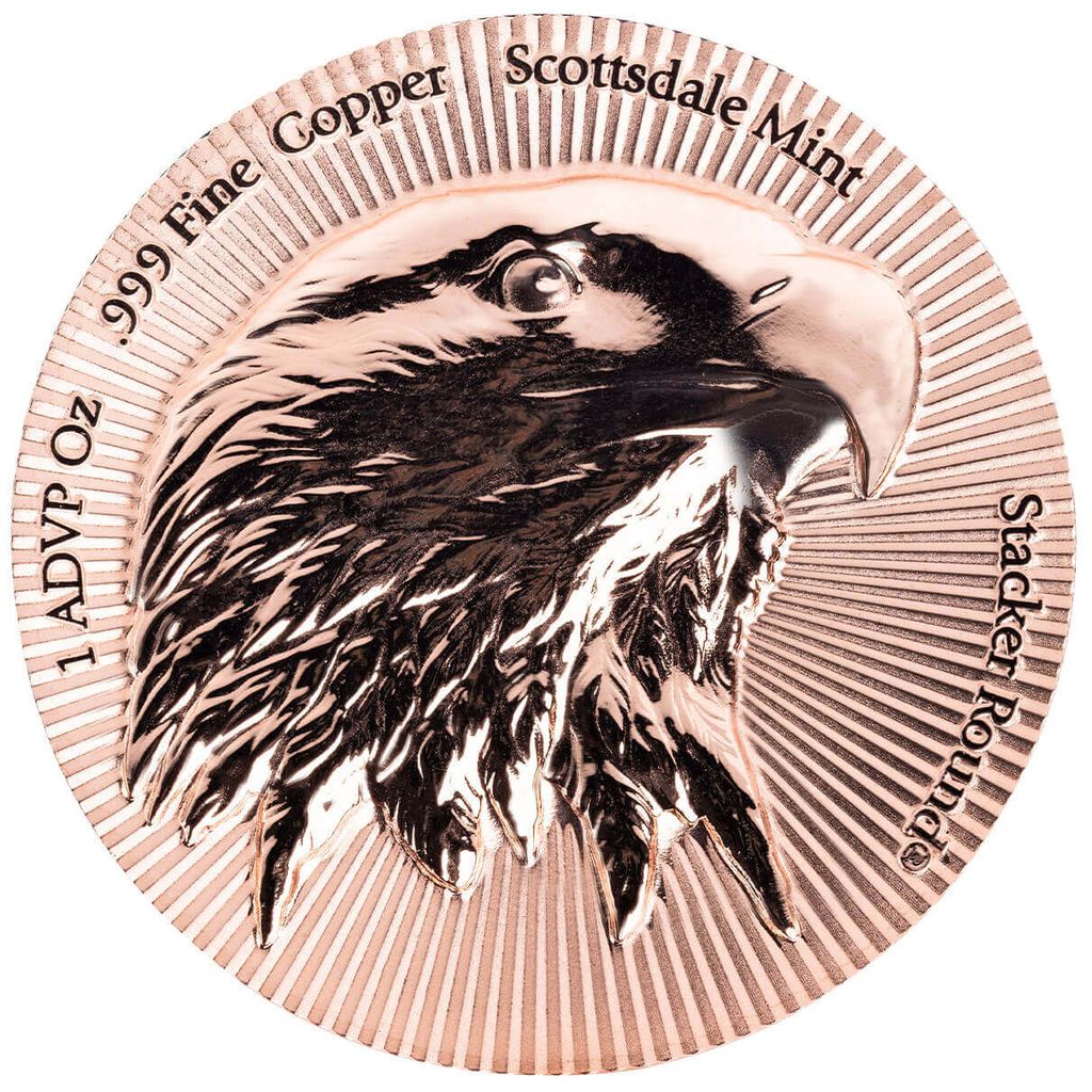 Scottsdale Eagle Stacker® 1 oz Copper Round | Scottsdale Mint