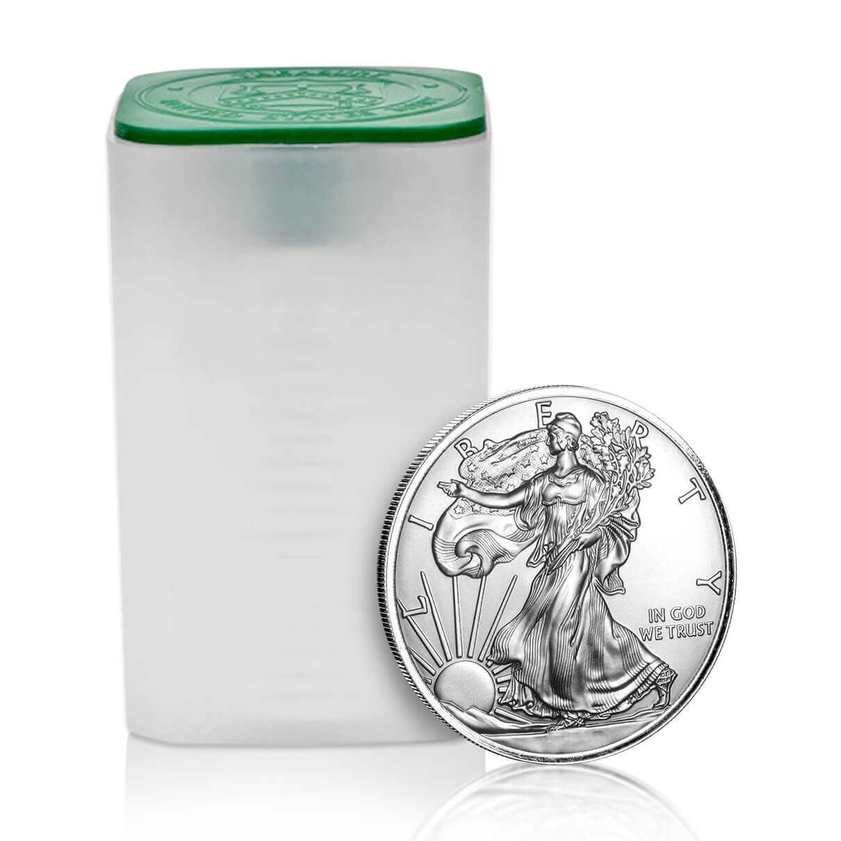 Random Year 1 oz Silver American Eagle Coin Tubes | Scottsdale Mint