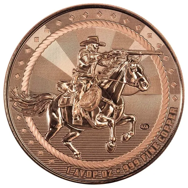 Scottsdale Cowboy Rifleman 1 oz Copper Round | Scottsdale Mint